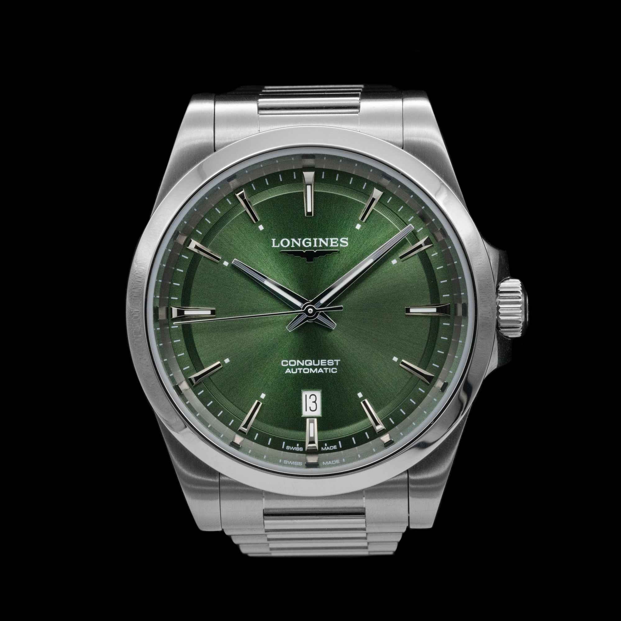 Watch Guide Video : Longines - 2023 Conquest 'Sunray Green' – FiveFortyFive