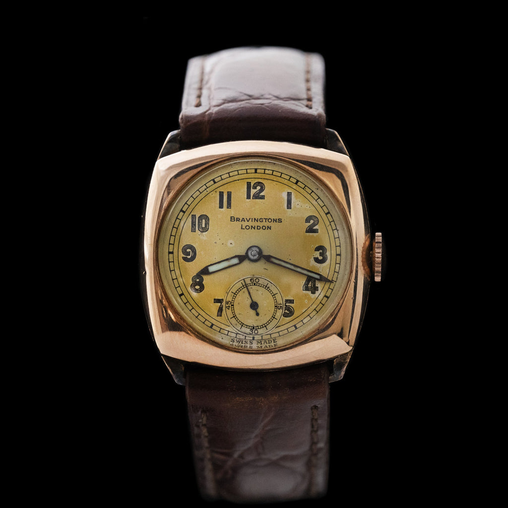 Bravingtons of London - 1945 9CT Art Deco Watch – FiveFortyFive