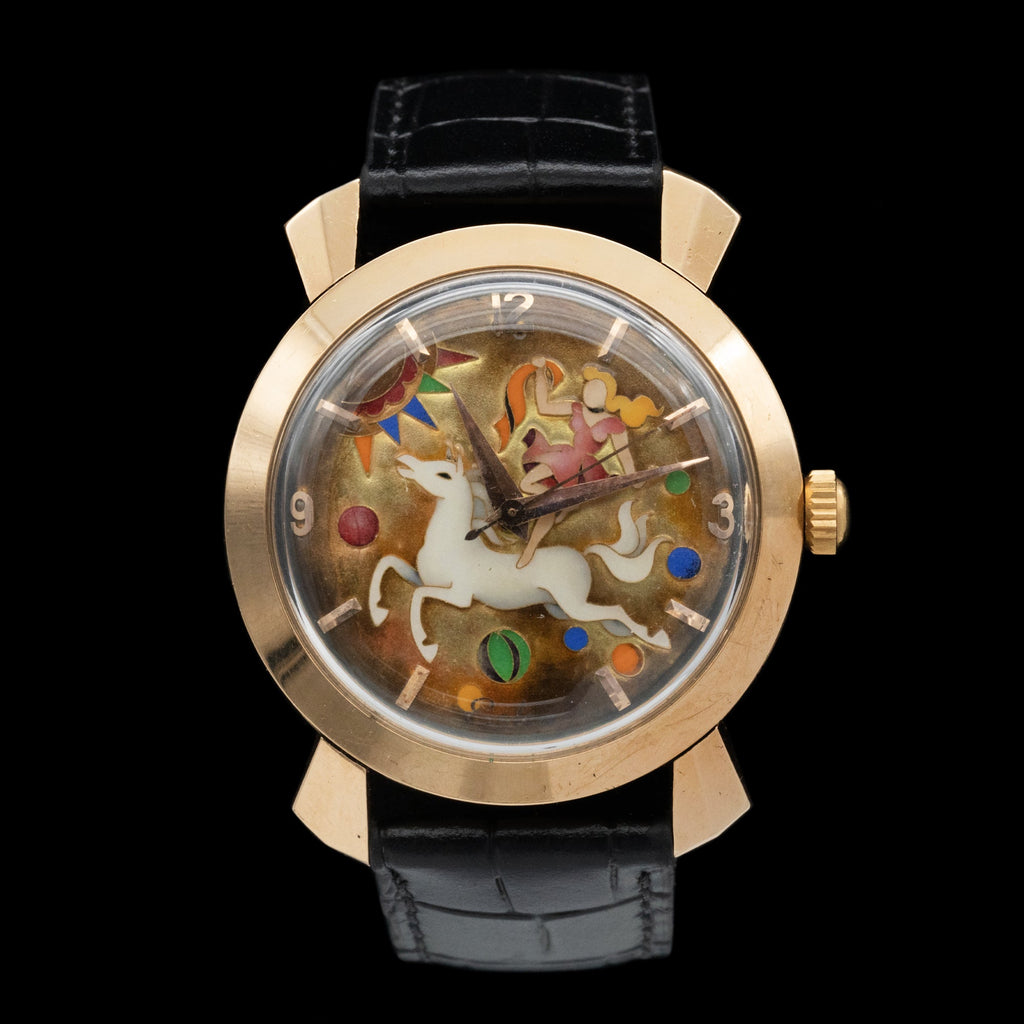 Eska - 1951 Cloisonné Enamel Dial by Nelly Richard for Stern Freres ...