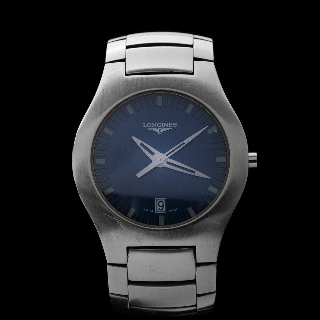 Longines - Opposition Quartz 'Blue Dial' – FiveFortyFive