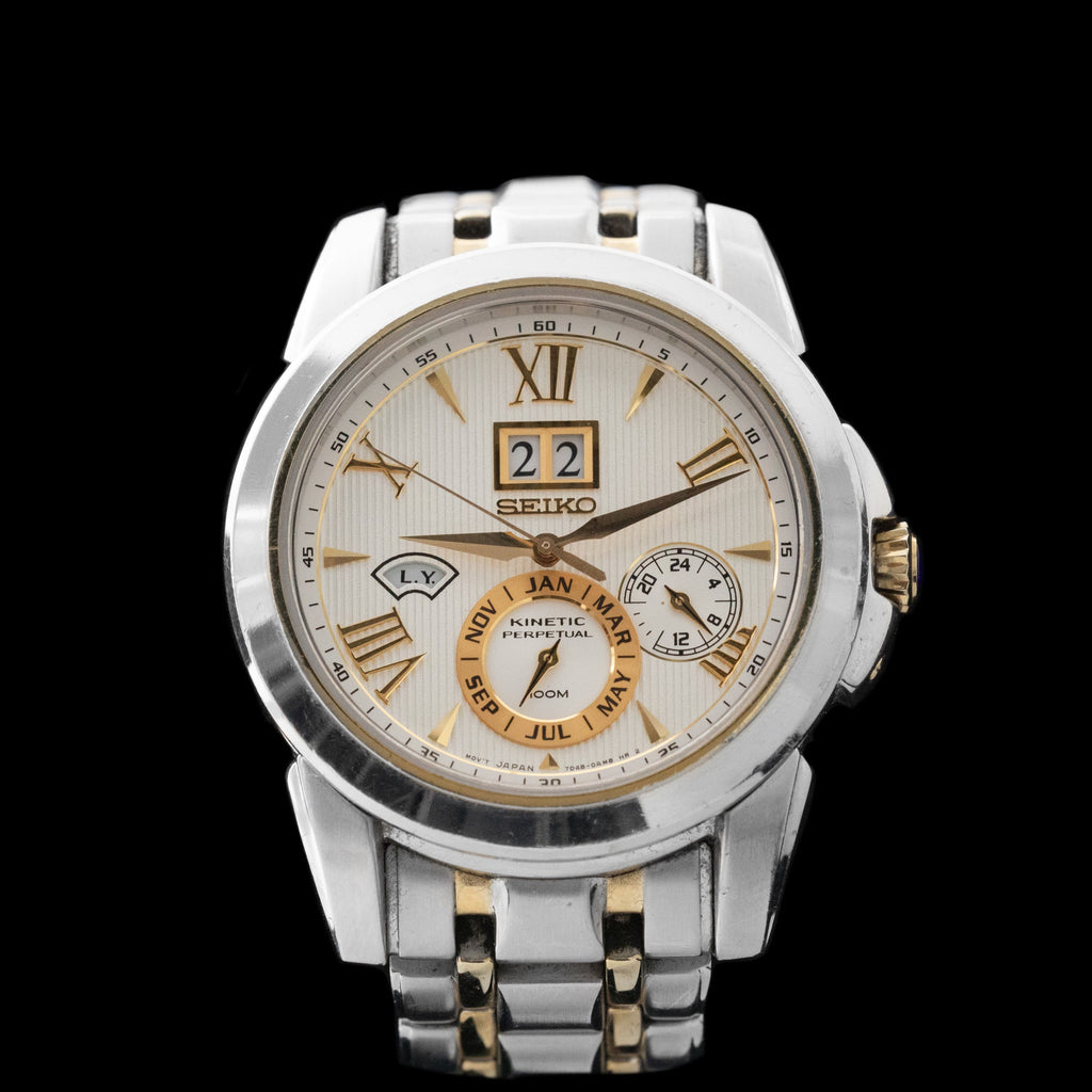 Seiko - 2013 Kinetic Perpetual Calendar 'Two Tone' – FiveFortyFive