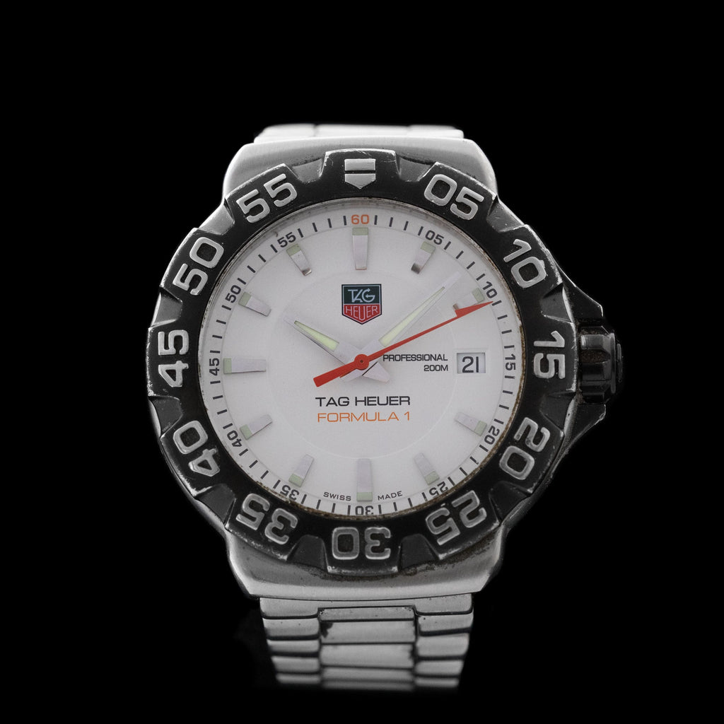 TAG Heuer - Formula 1 'White Dial' 41mm – FiveFortyFive