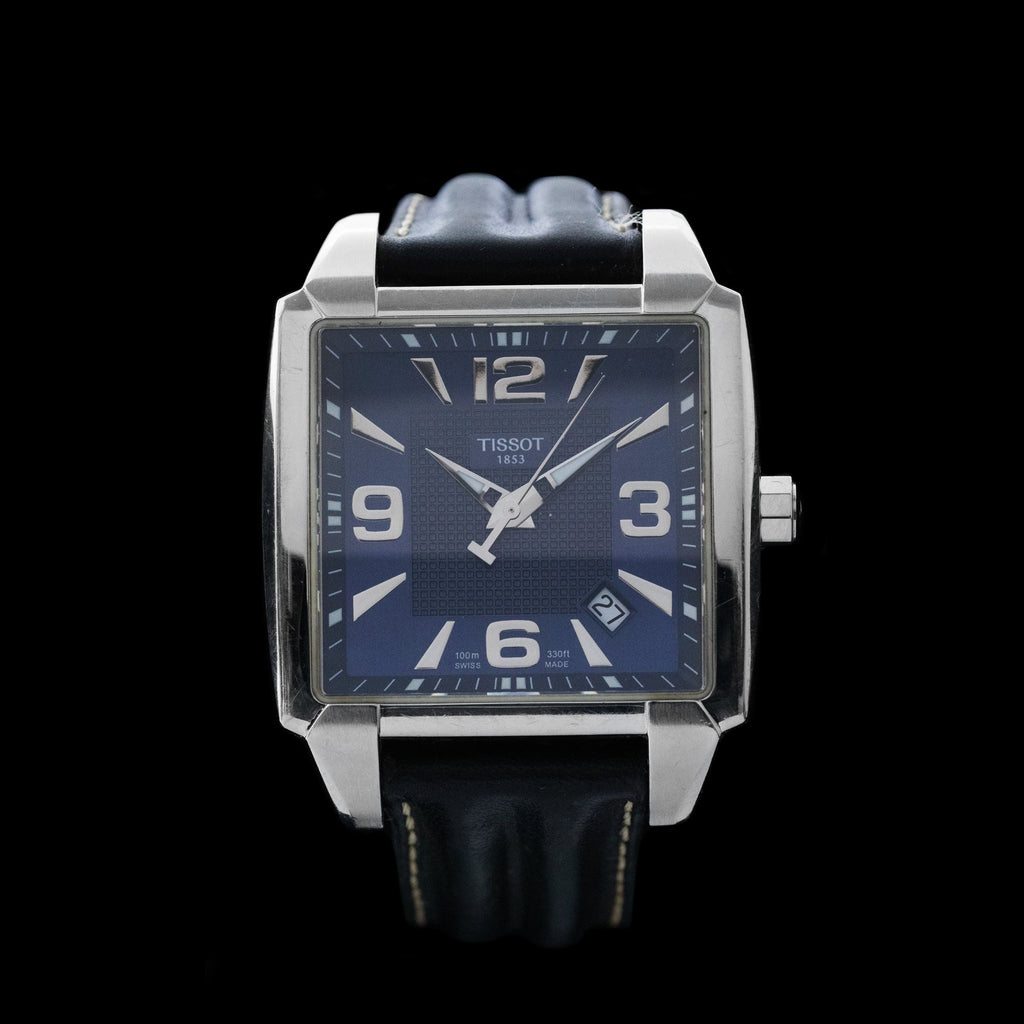 Tissot - Quadrato 'Blue Dial' – FiveFortyFive