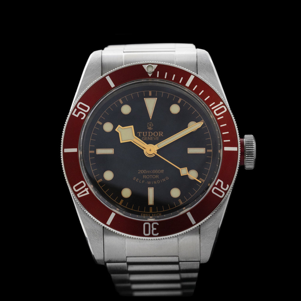 Tudor - Heritage Black Bay Red 'SMILEY' – FiveFortyFive
